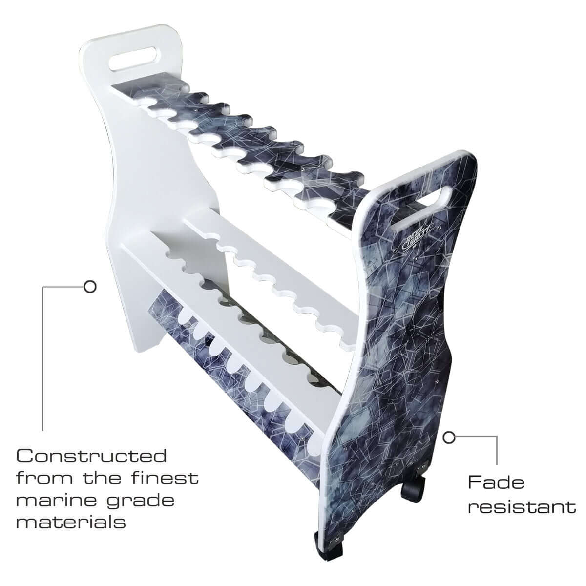 REEL SALTY OFFSHORE AND INSHORE GRAY SALTWATER WATERPROOF MARINE GRADE ...